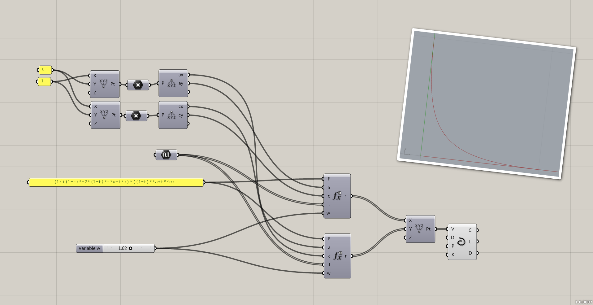 Rational Bezier Curve Grasshopper Mcneel Forum