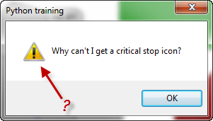 Why can't I get a critical message icon with messagebox? - Scripting ...