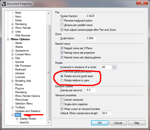 Camera Rotation - Rhino for Windows - McNeel Forum