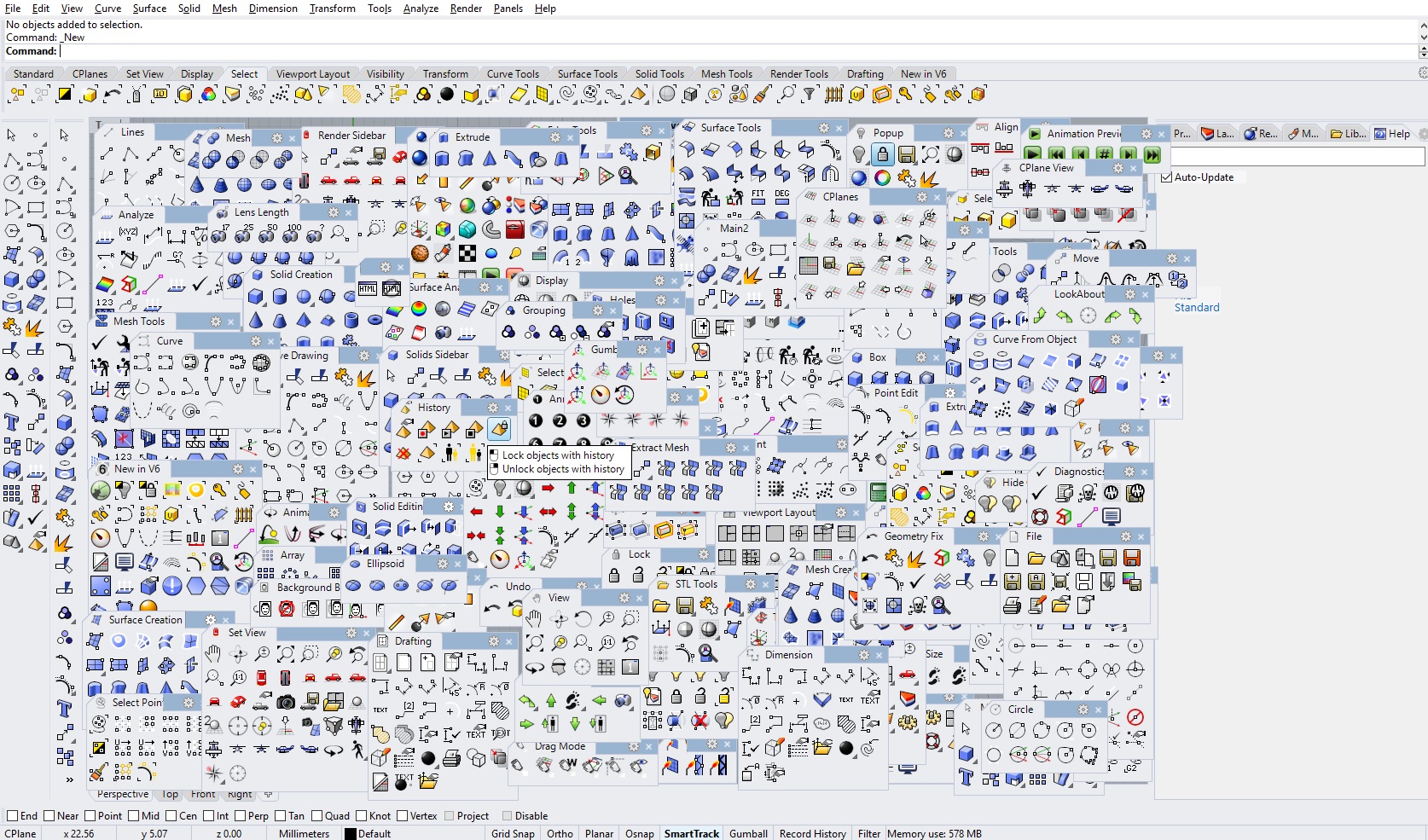 Rhino has confusing UI! Toolbars need reorganization! - Rhino for ...