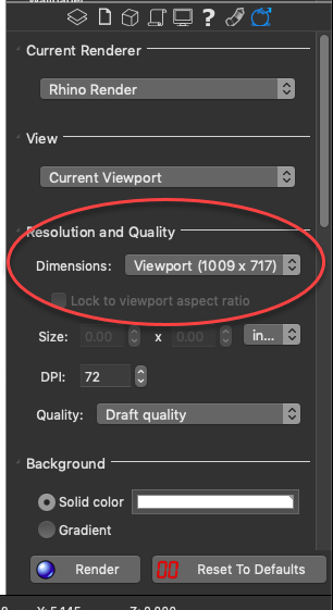 Render Window Size/Behaviour - Mac - McNeel Forum
