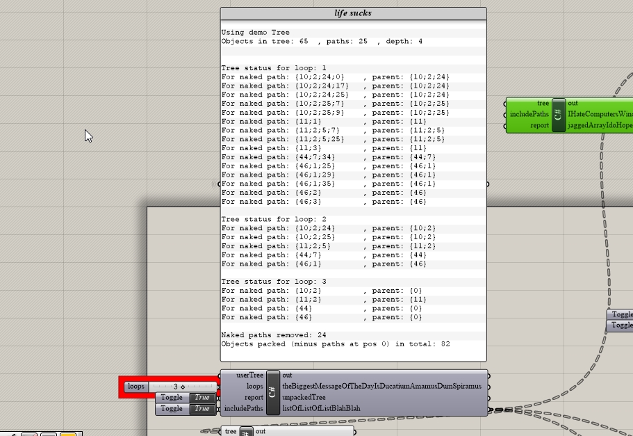 Datatree To List Of Lists Dynamic Depth C Page 2 Grasshopper