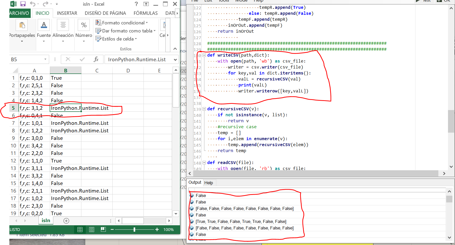 Writing Dict Of Values list To A CSV File Scripting McNeel Forum
