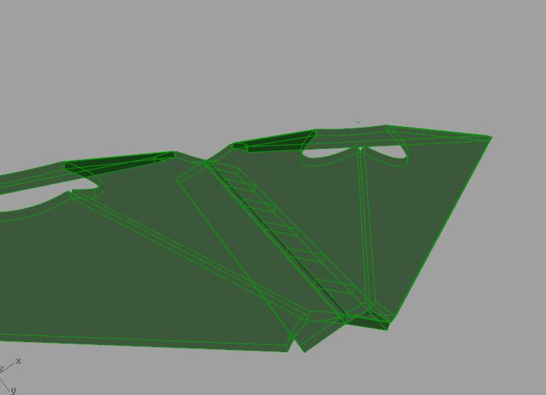 Interlocking pyramid. need to know how to extend each of the pyramidal ...