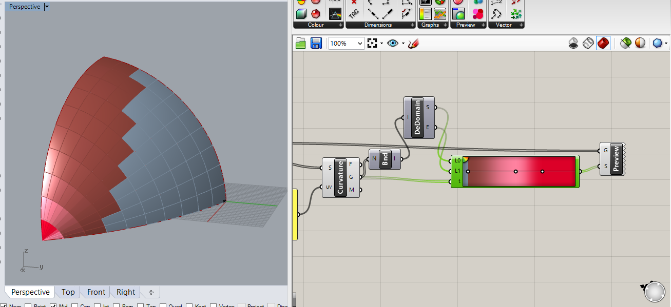 Evaluating curved surface - Grasshopper - McNeel Forum