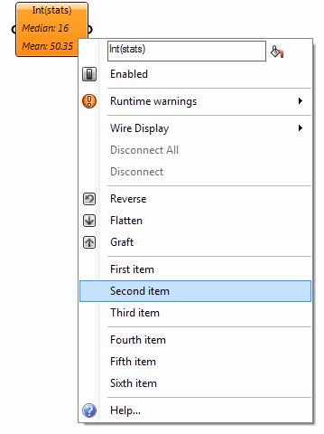 Custom component GUI - component menu item expand on mouse hover ...