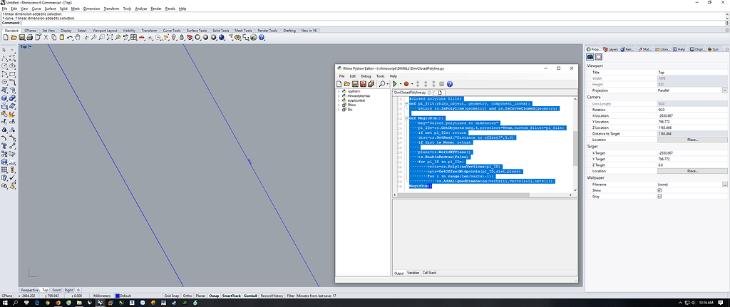 How change text size of dim in pythonscript - Scripting - McNeel Forum