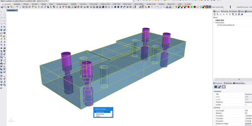 Boolean Input Selection Bug False Duplicates Serengeti Rhino Wip Mcneel Forum
