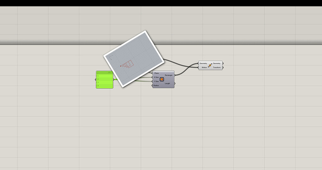 Moving rectangles according to a list - GH for Mac - McNeel Forum