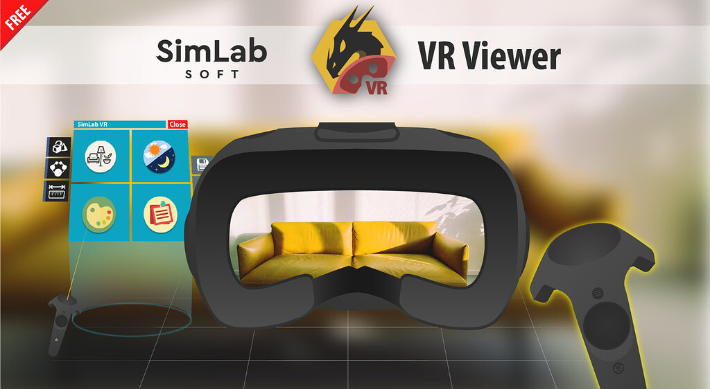 Share your Rhino designs with the New , Free VR Viewer from SimLab Soft ...