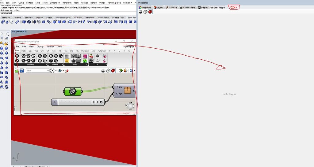 Integrate grasshopper floating window in rhino properties panel? - Grasshopper - McNeel Forum