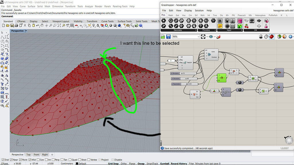 Hexagonal grid Join - Grasshopper - McNeel Forum