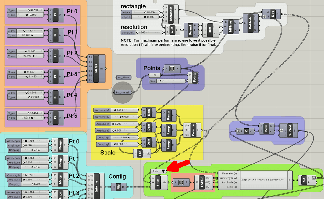 Adding Points to Ripple - Grasshopper - McNeel Forum
