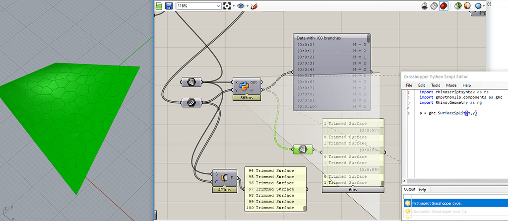 Ghpythonlib.components Split surface **Solved** - Scripting - McNeel Forum