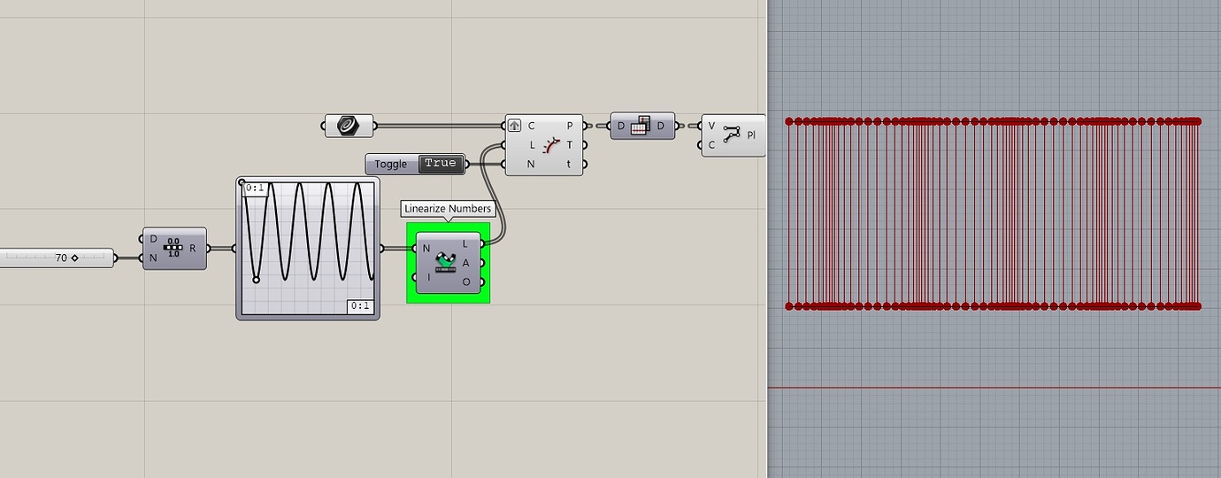 Graph mapper divide curve - Grasshopper - McNeel Forum