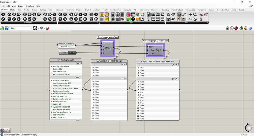Match text component - Grasshopper - McNeel Forum