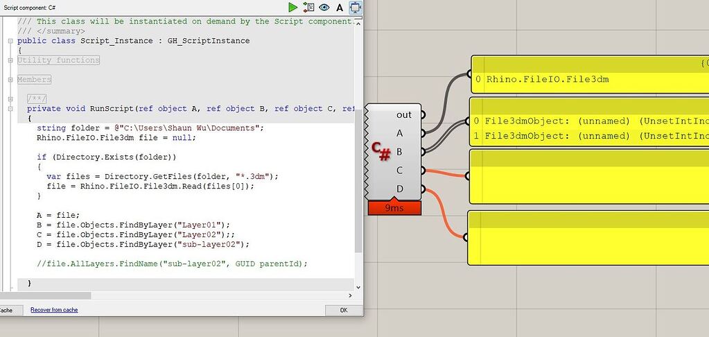 C# Get sub-layer objects from external rhino file - Scripting - McNeel Forum