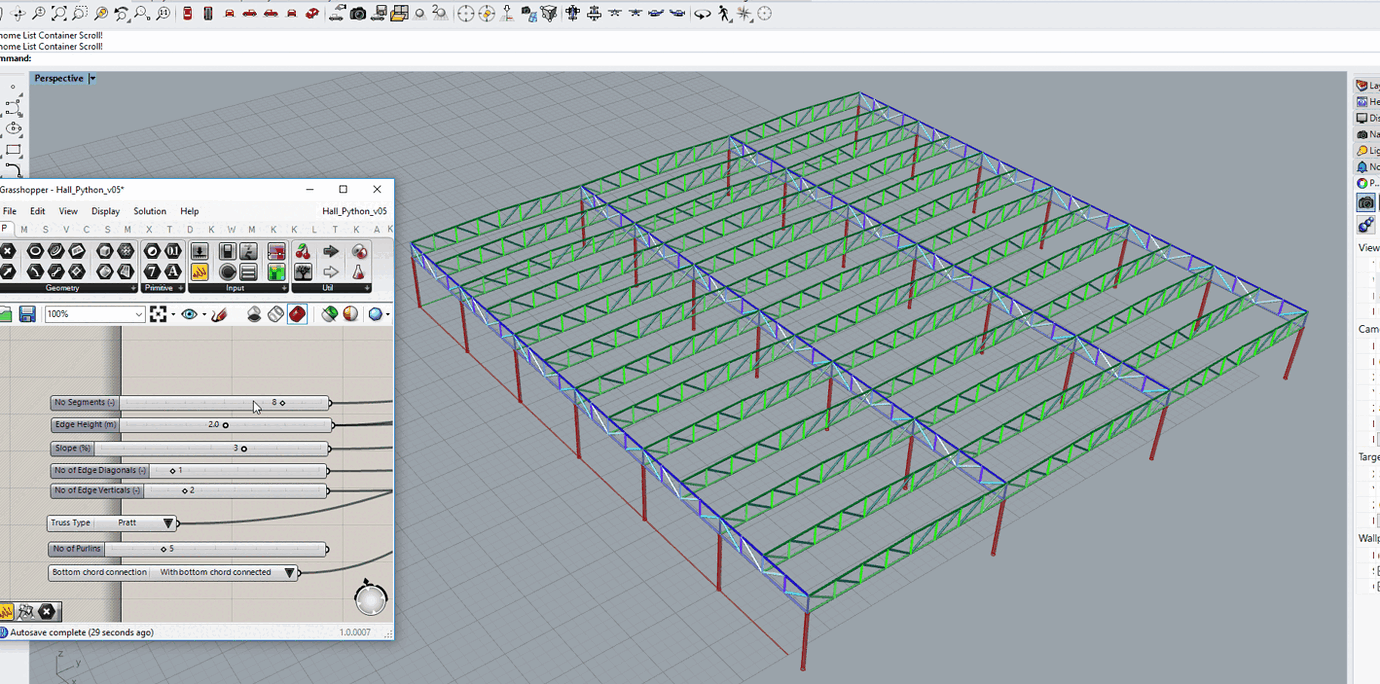 Truss script in python - Scripting - McNeel Forum Truss script in python - Scripting - McNeel Forum