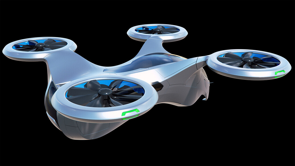 E-Vtol concept - Maverick Render - McNeel Forum