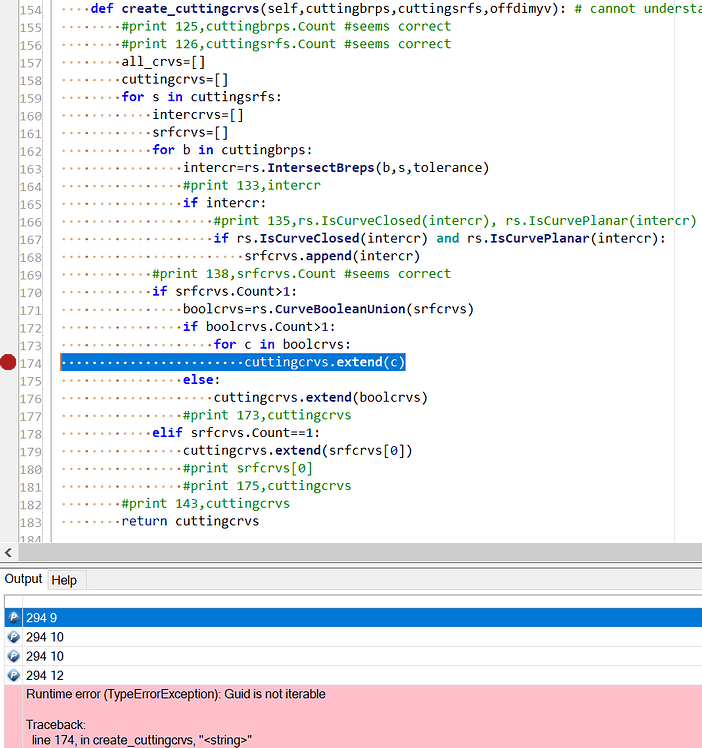 Python boolean and intersection if statement and guid - Grasshopper - McNeel Forum