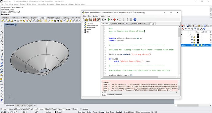 Help generating growth algorithm from multiple points - Scripting - McNeel Forum