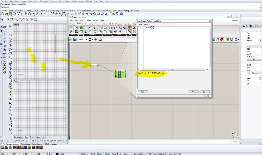 Grasshopper Python Retrieve List Of Of Object In Pythongh Component 7787
