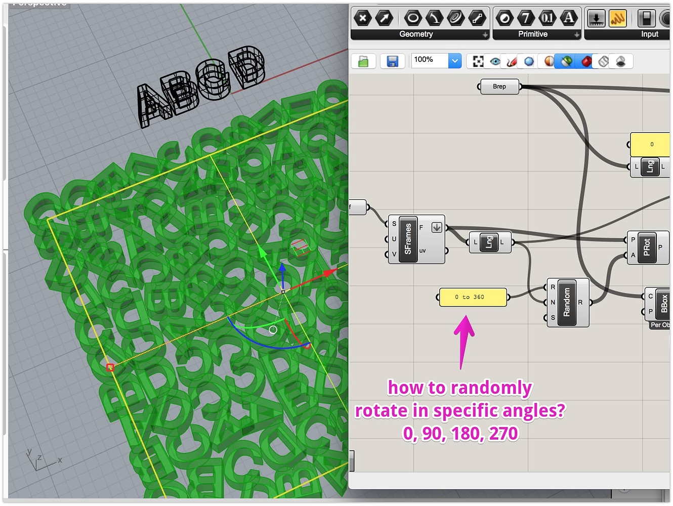 Rectangular Array with randomly selected breps? [Solved] - Grasshopper - McNeel Forum