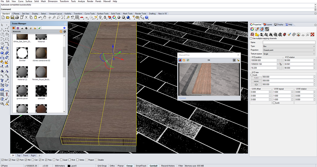 Rendered Display Incorrect Texture Mapping Rhino For Windows Mcneel Forum