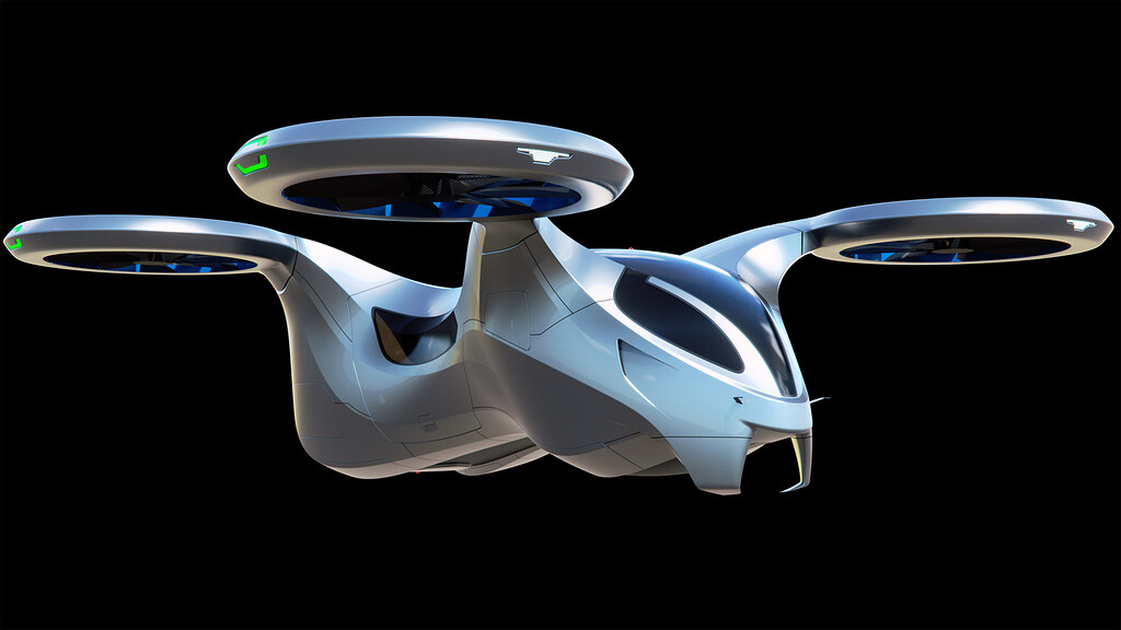 E-Vtol concept - Maverick Render - McNeel Forum