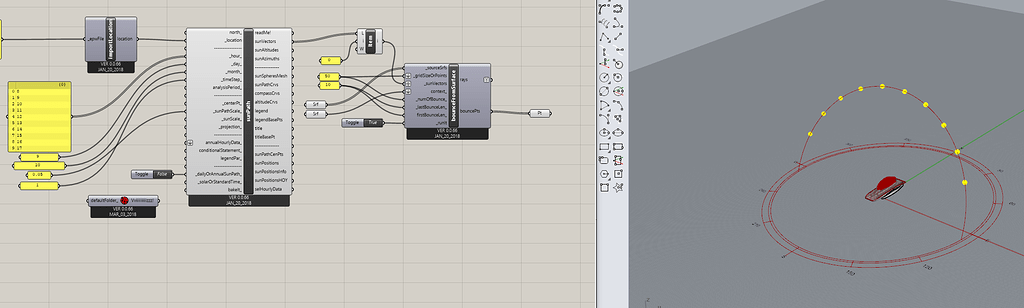 No rays drawn with Grasshopper/Ladybug - Grasshopper - McNeel Forum