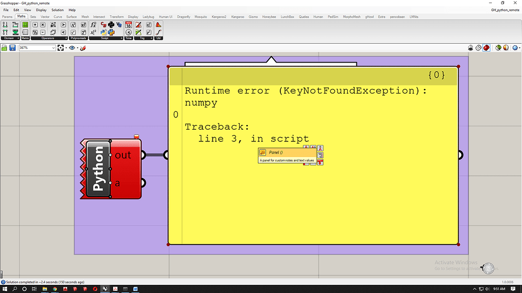 Gh Python Remote Grasshopper Mcneel Forum