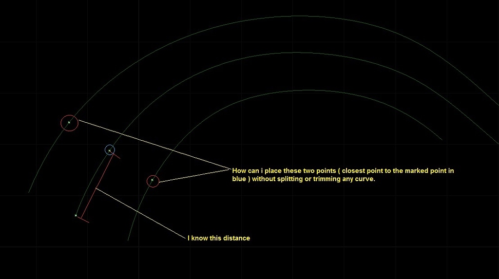 The Closest point on curve without splitting or trimming the curves - Scripting - McNeel Forum