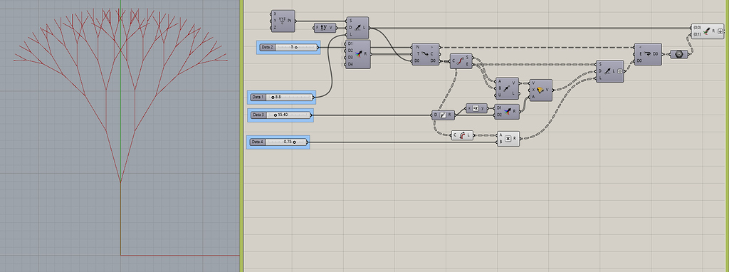 Basic L-system pattern modification (Anemone) - Grasshopper - McNeel Forum