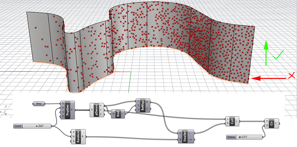 Orient perforated variable geometry - Grasshopper - McNeel Forum