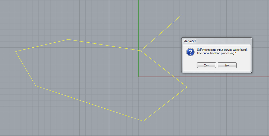 Automatize Use Of CurveBoolean On Self Intersecting Polyline Rhino 