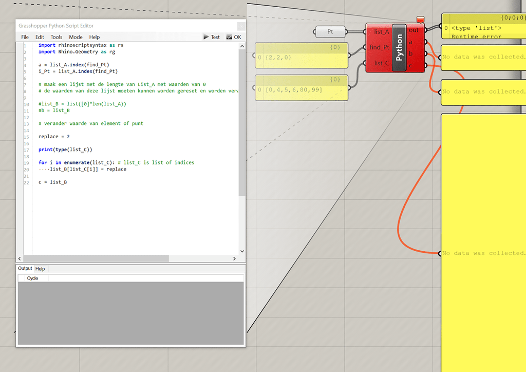Python replace item of list by index with two - Grasshopper - McNeel Forum