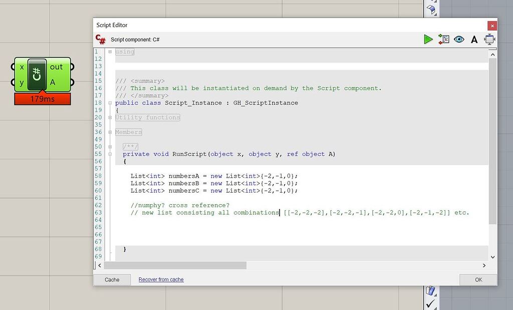 C# Numphy and nested lists - Grasshopper - McNeel Forum