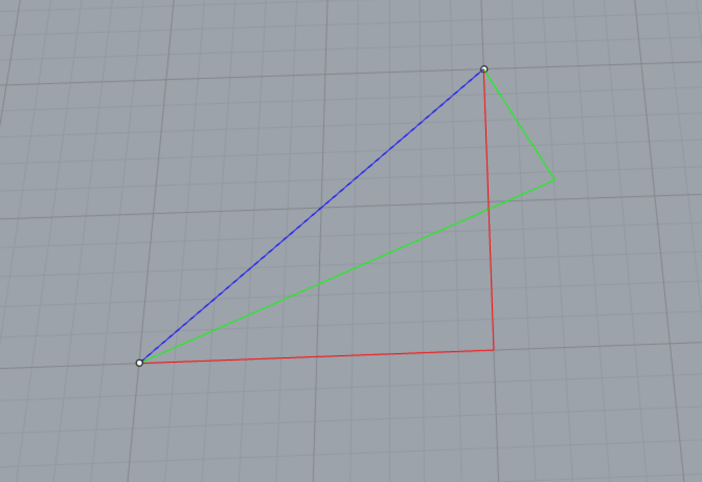 Split diagonal Line in two orthogonal lines - Grasshopper - McNeel Forum
