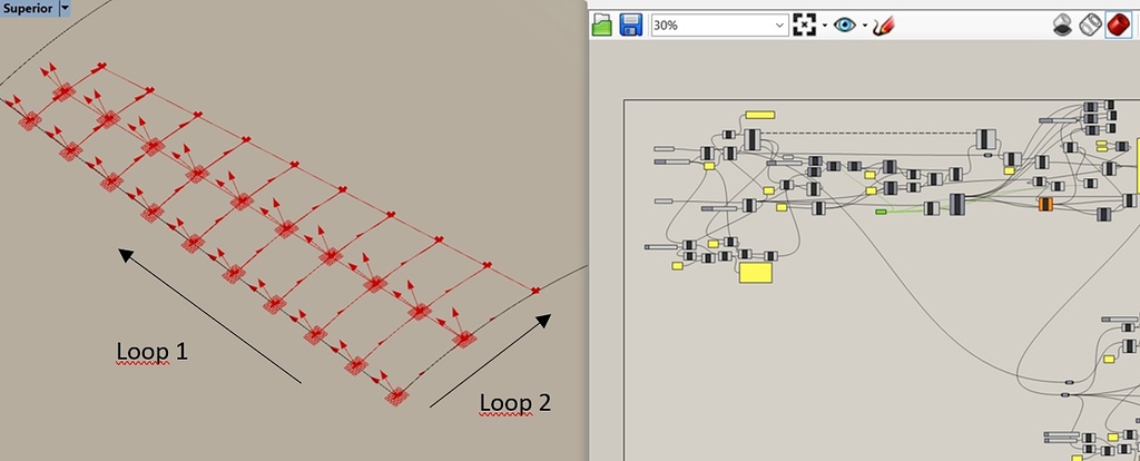 Help with a nested loop - Grasshopper - McNeel Forum