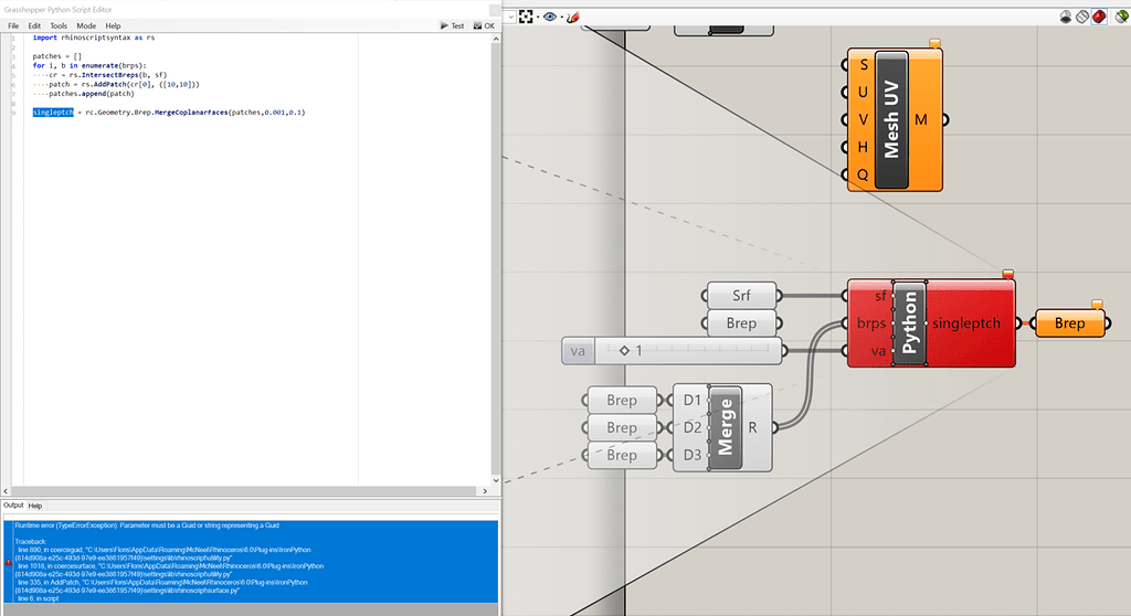 Python patch - Grasshopper - McNeel Forum