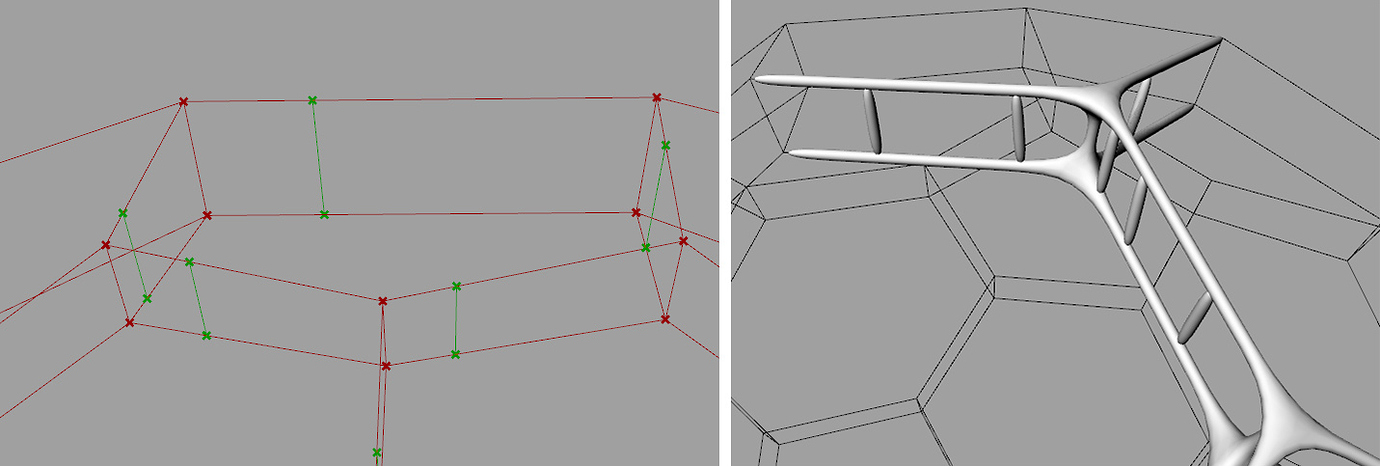 Exo Wireframe on two connected Geodesic Domes? - Grasshopper - McNeel Forum