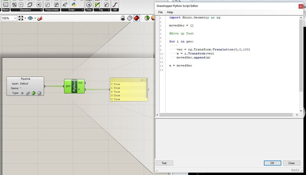 GH.Python Moving Breps with RhinoCommon returns Booleans, not geometries - Grasshopper - McNeel ...
