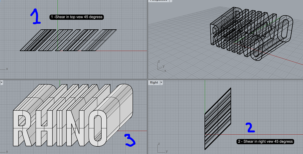 Cavalier Oblique View Rhino For Windows McNeel Forum