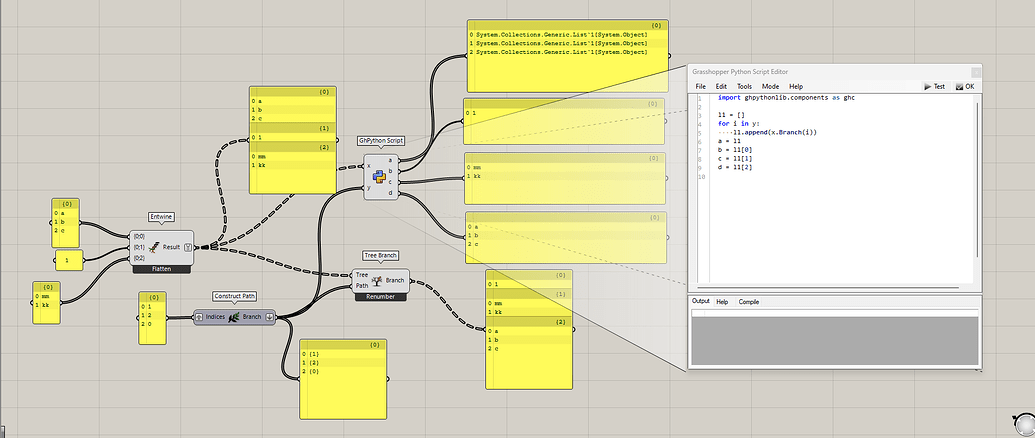 Tree Branch in python grasshopper - Grasshopper - McNeel Forum