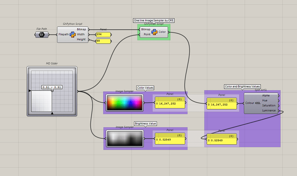 Here is my "One Line Image Sampler" (Grasshopper) - Grasshopper ...