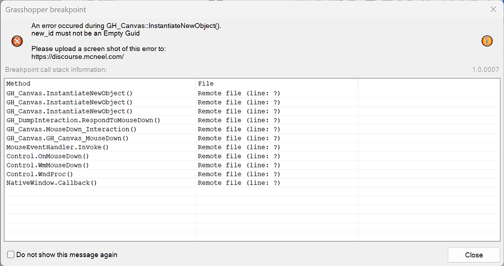 BRICK BOX error during block insertion - Grasshopper - McNeel Forum