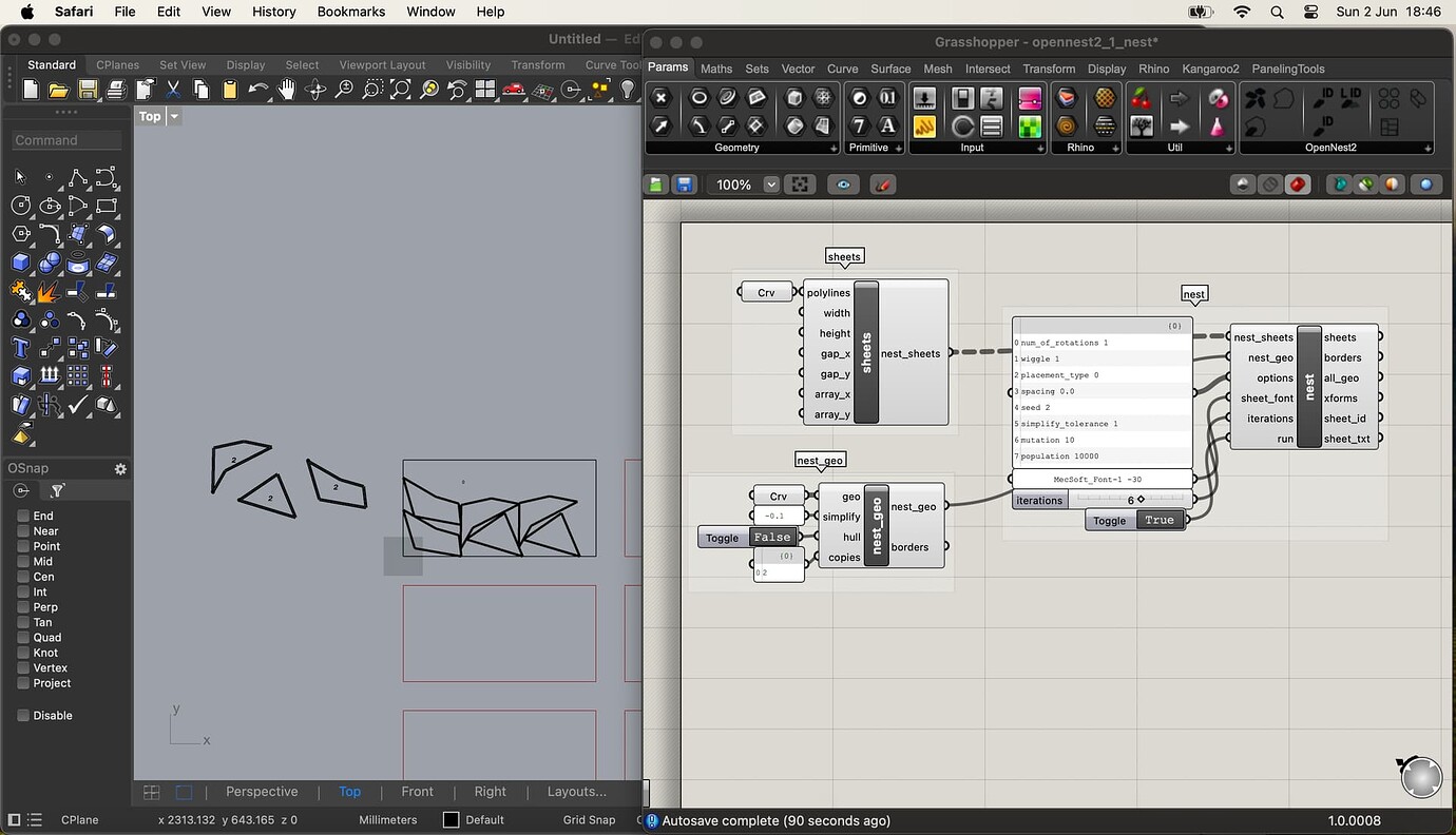 OpenNest for Rhino8 - plugin update - OpenNest - McNeel Forum