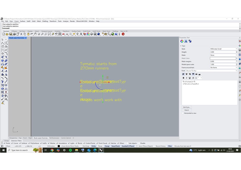 Using textfield % % problem - Rhino - McNeel Forum
