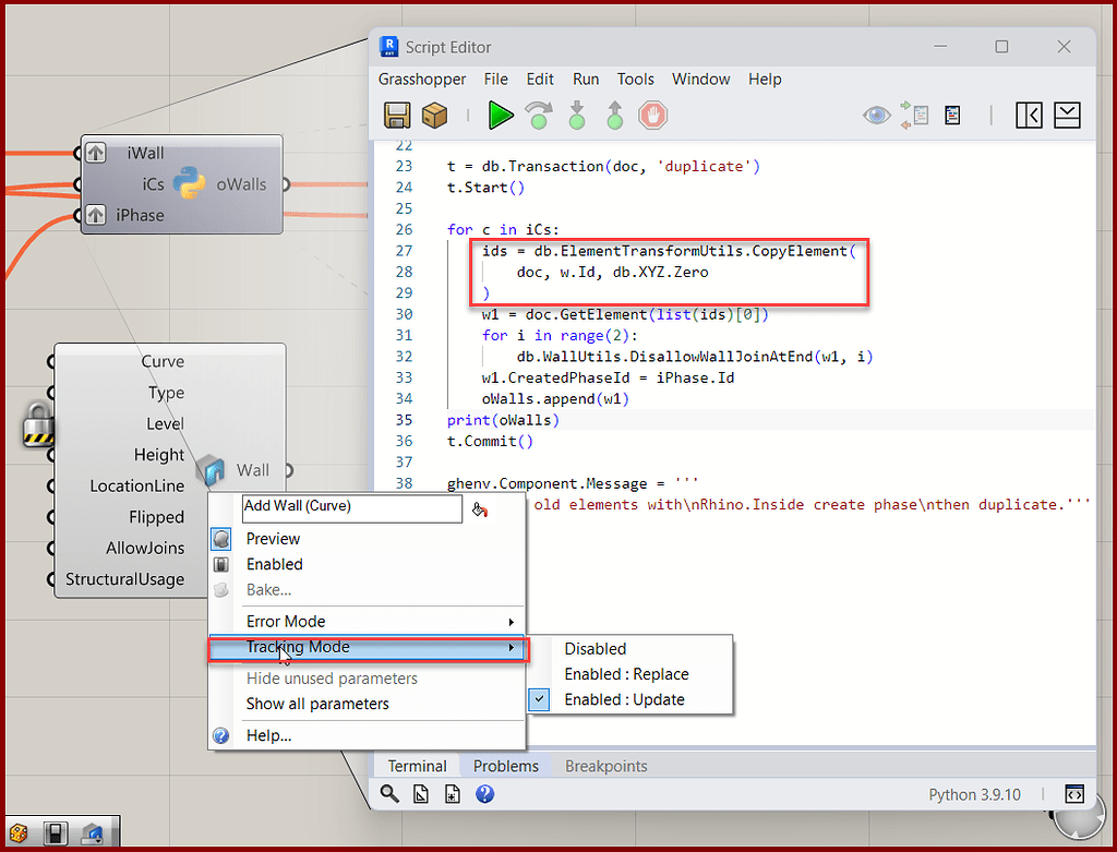 Tracking Revit elements created by Python3 in Grasshopper - Revit ...