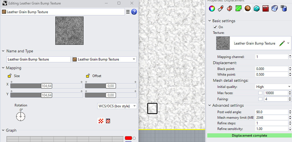 Rhino8 Displacement Resize Failed Rhino For Windows Mcneel Forum 